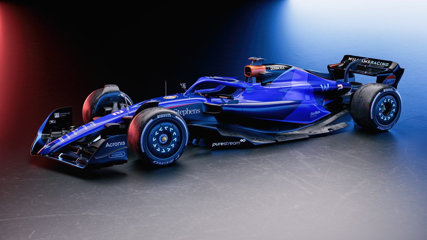 威廉姆斯FW45——2023款F1赛车设计 - 普象网