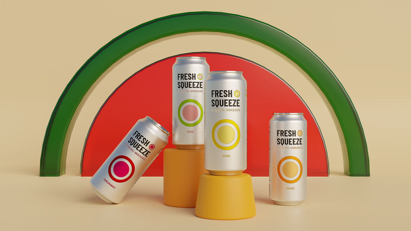 Fresh Squeeze：新鲜挤压 纯天然果汁的味道! - 普象网