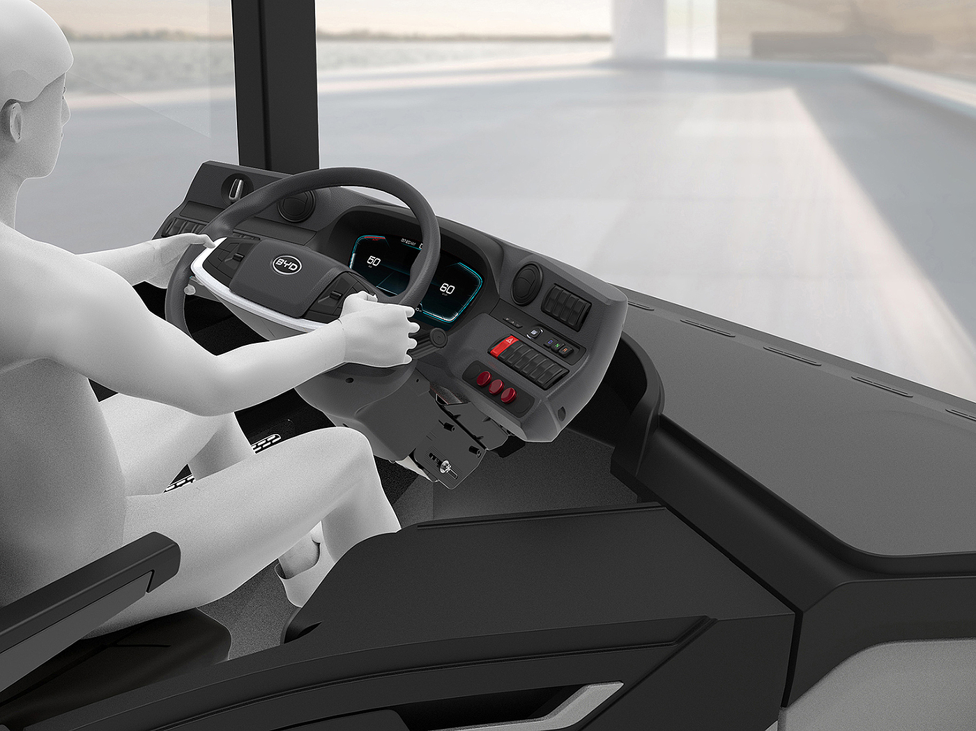 【2024年 iF设计奖】2nd Gen Integrated Bus Cockpit - 普象网