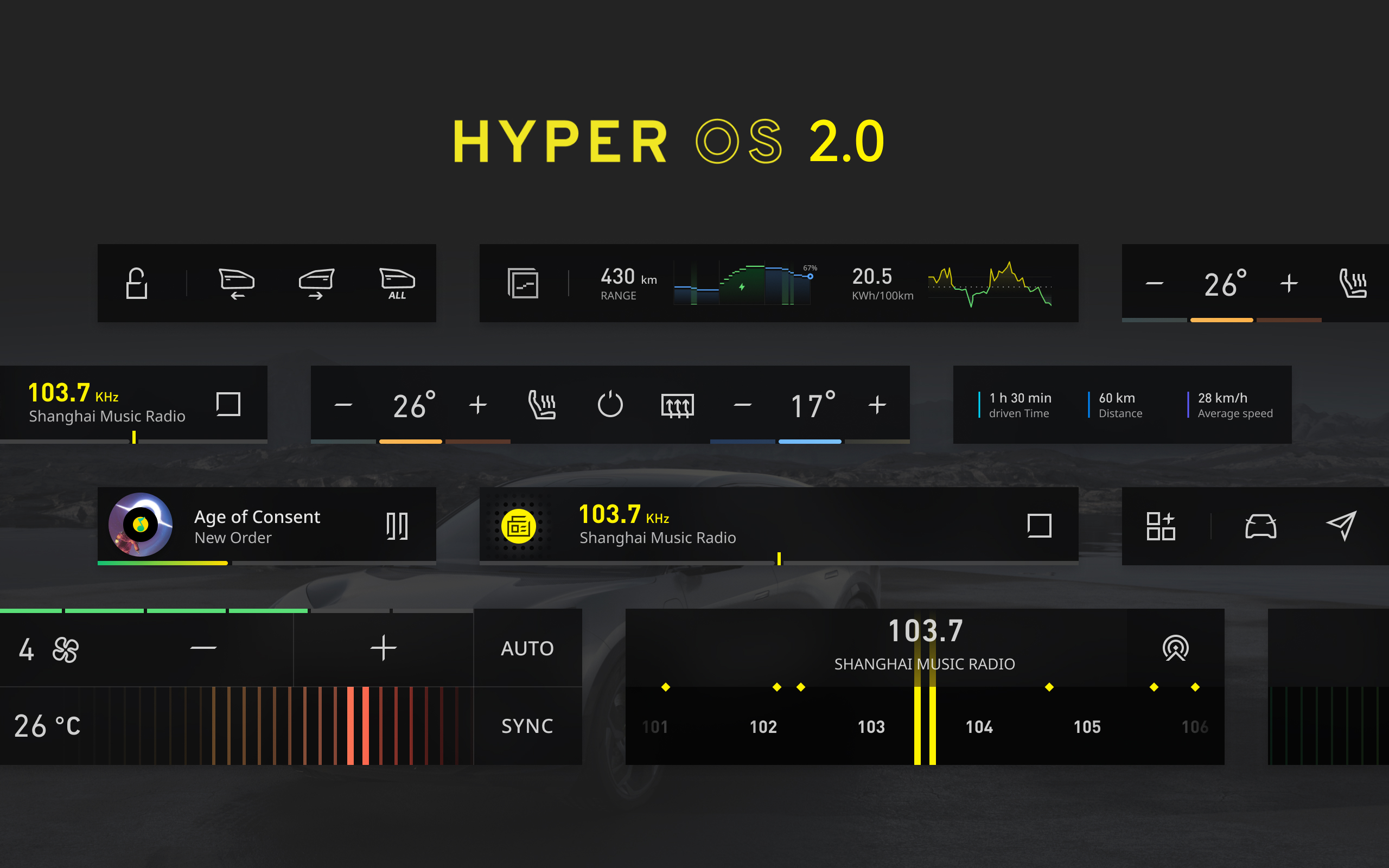 【2024年 iF设计奖】LOTUS HYPER OS - Dynamic Console - 普象网