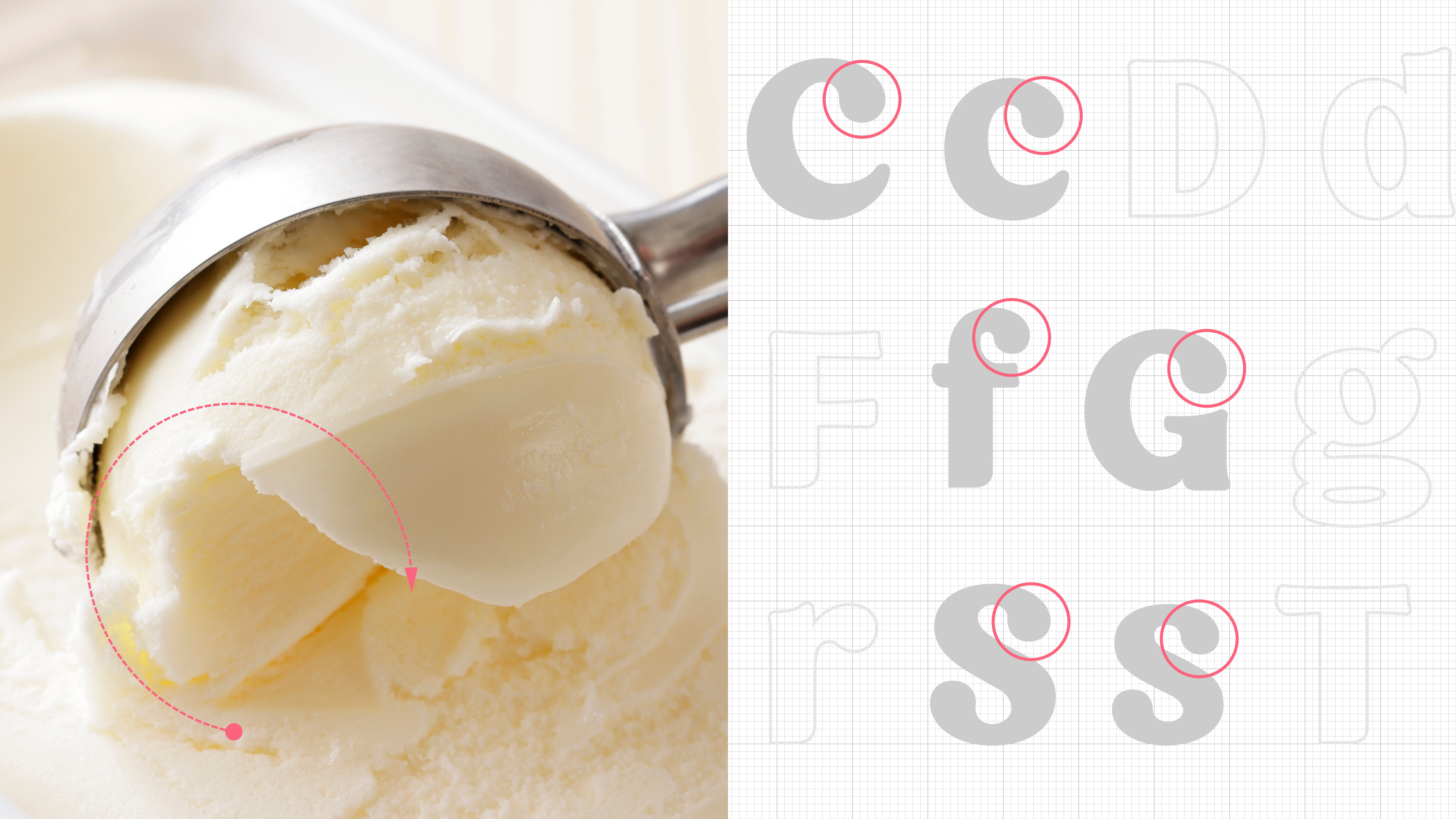 【2024年 iF设计奖】BR Scoop font : Scoop of Happiness - 普象网