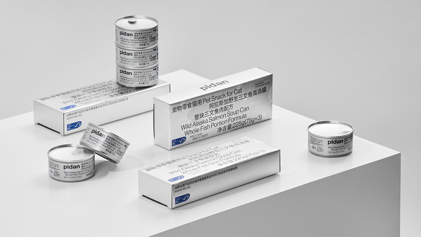 【2024年 iF设计奖】pidan Pet Food for Cat Wild Alaska Salmon Series - 普象网