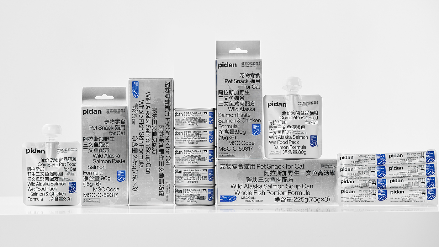 【2024年 iF设计奖】pidan Pet Food for Cat Wild Alaska Salmon Series - 普象网