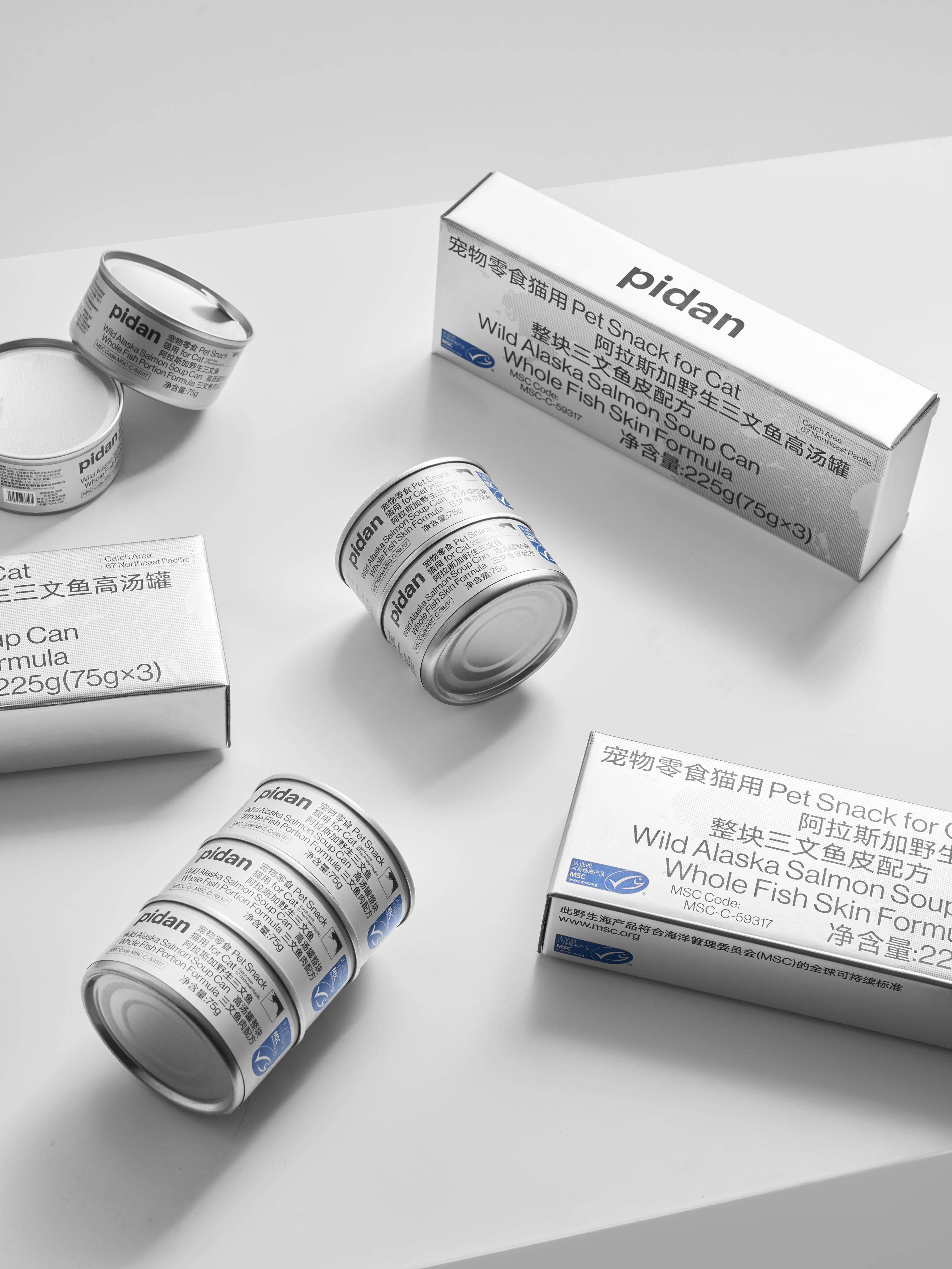 【2024年 iF设计奖】pidan Pet Food for Cat Wild Alaska Salmon Series - 普象网