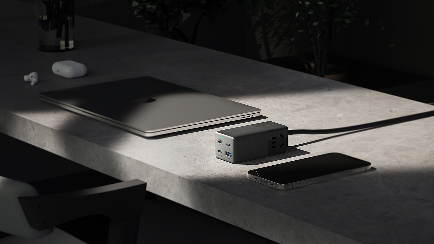 【2024年 iF设计奖】Portable USB socket - 普象网