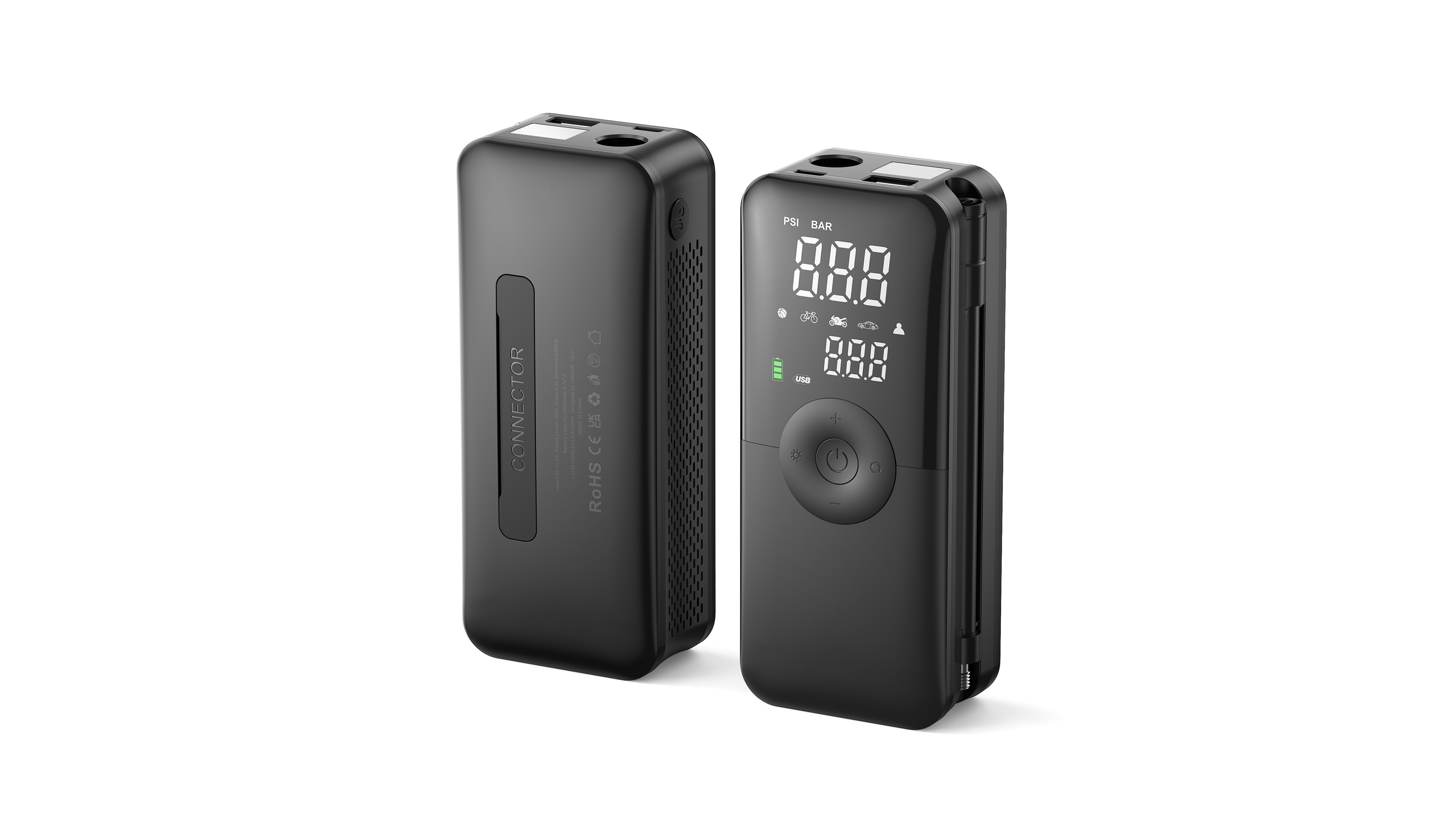 【2024年 iF设计奖】C3106 PORTABLE cordless INFLATOR PUMP - 普象网