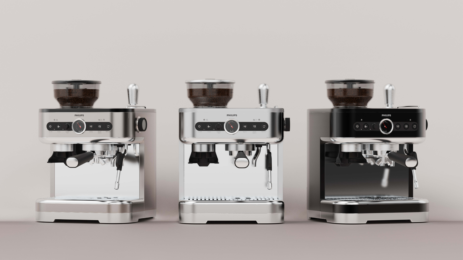 【2024年 iF设计奖】Philips Barista Brew Semi Automatic Coffee Machine - 普象网