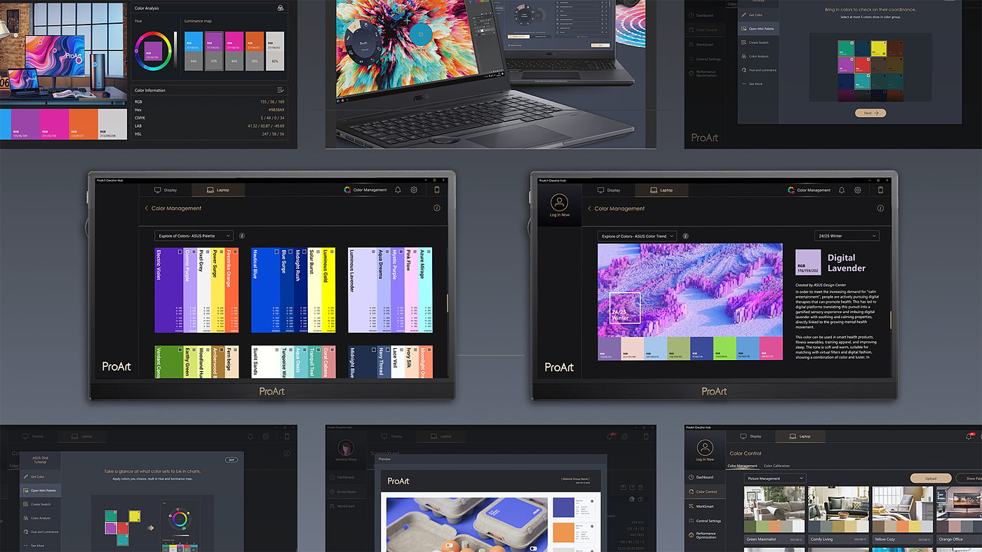 【2024年 iF设计奖】ProArt Creator Hub APP- Color Management - 普象网
