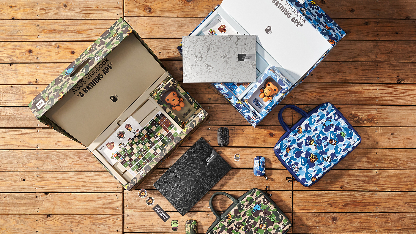 【2024年 iF设计奖】ASUS Vivobook S 15 OLED Bape Edition Packaging - 普象网