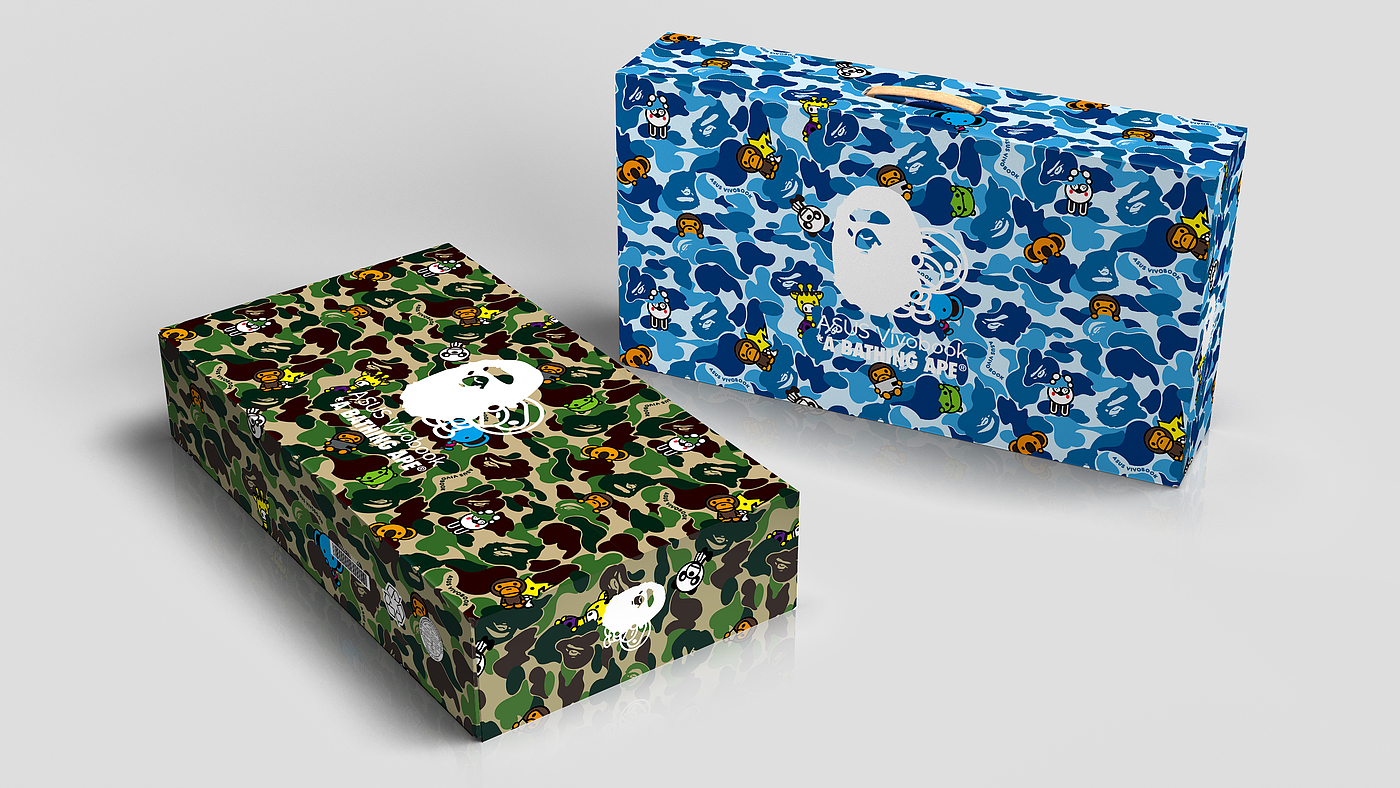 【2024年 iF设计奖】ASUS Vivobook S 15 OLED Bape Edition Packaging - 普象网