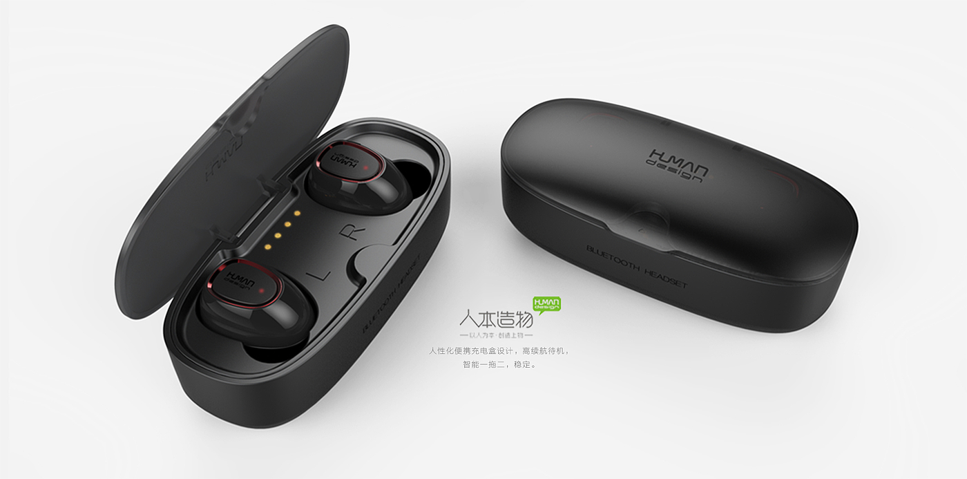 Human-based TWS Headset Design True Wireless Smart Bluetooth Headset ...