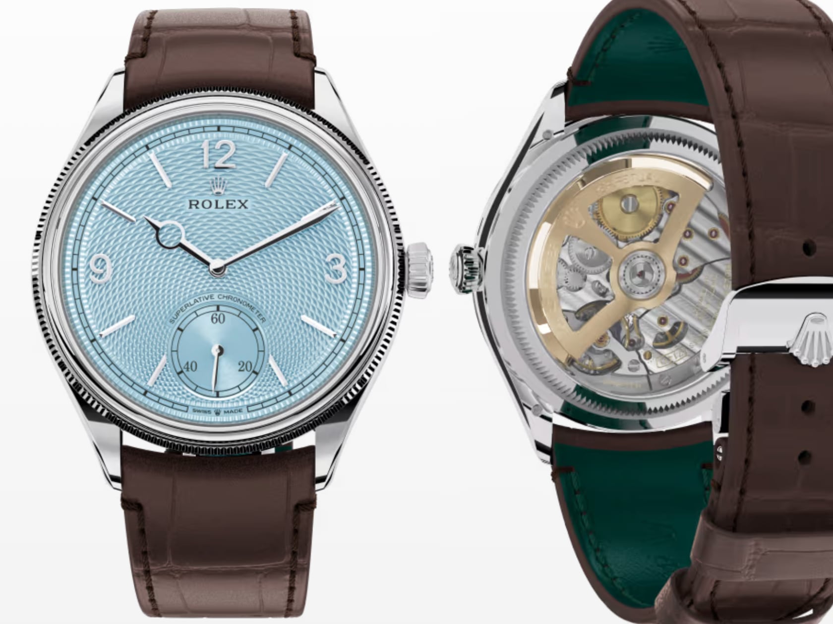 Rolex Perpetual 1908，全新铂金版冰蓝惊喜！ - 普象网