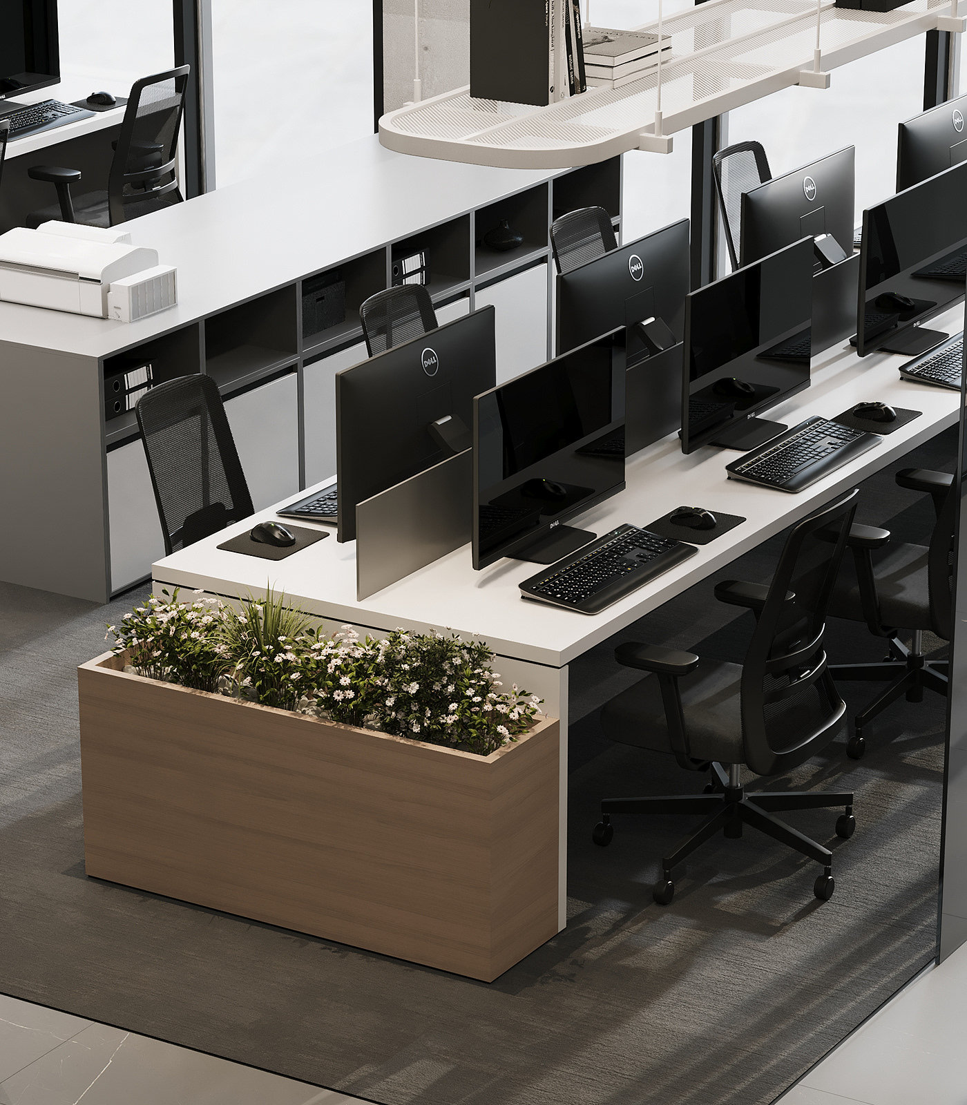 简洁优雅！EE GROUP重新定义办公空间~ - 普象网