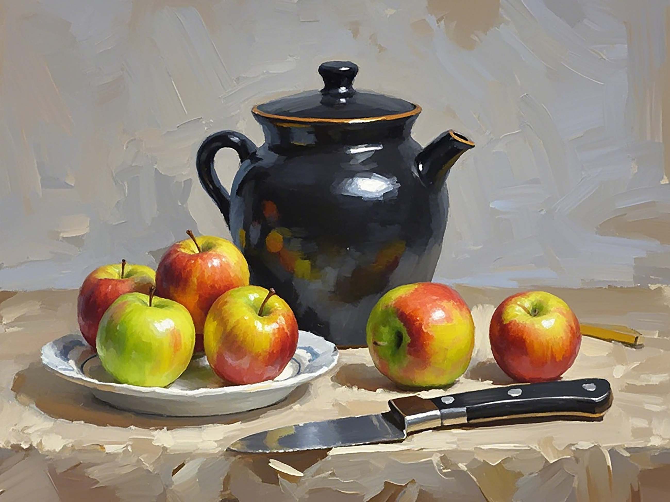 Pure handmade oil painting - PUXIANG