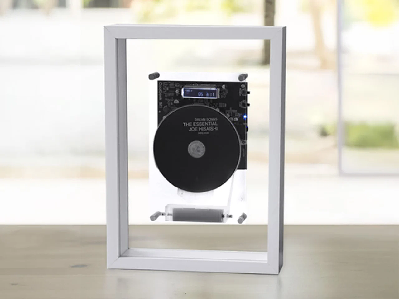 CoolGeek MusicFrame M1透明CD播放器，堪称艺术品！ - 普象网