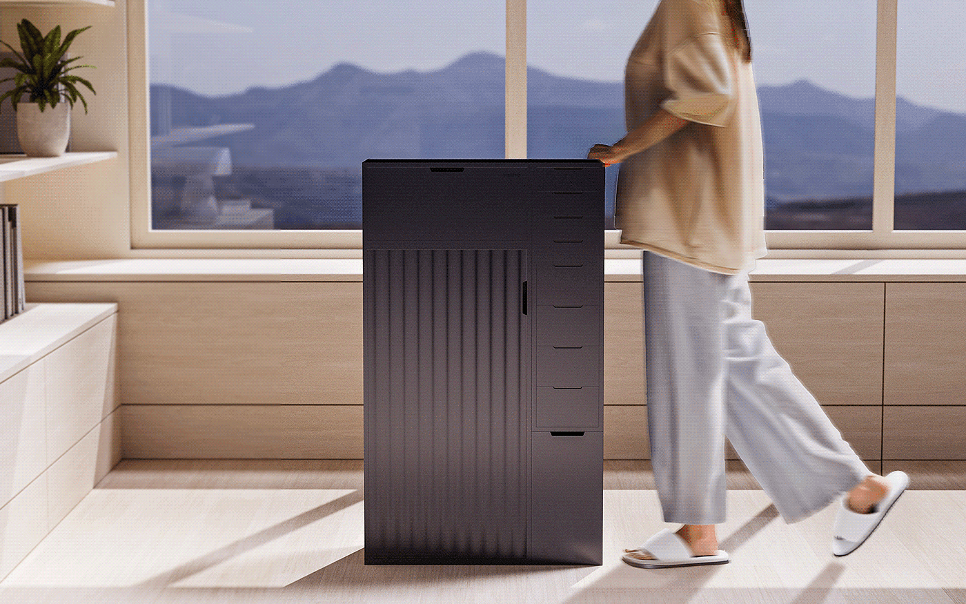 Vanivo美容手推车：新型结构，实用方便！ - 普象网