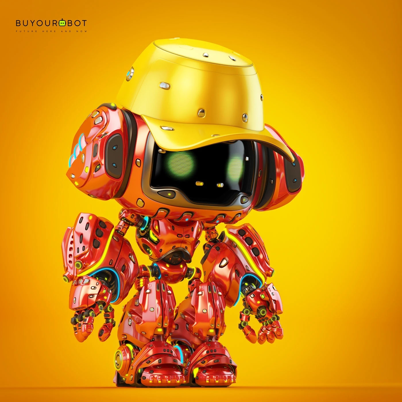 超可爱的小机器人设计，让人眼前一亮！ - 普象网