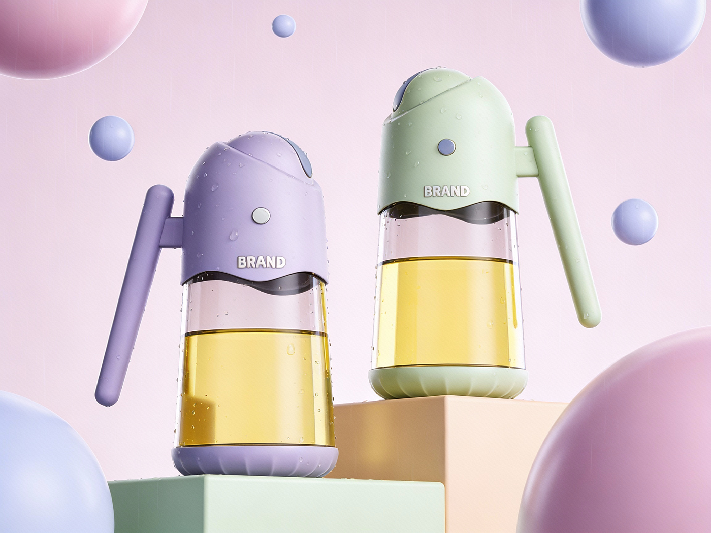 Original Design | Cartoon Bird Oil Pot Design - PUXIANG