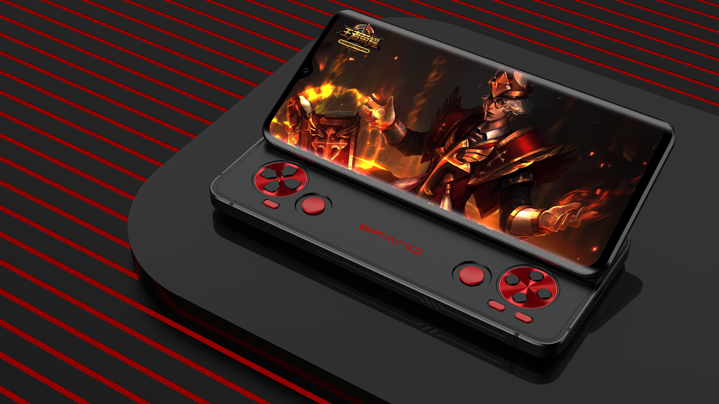 Industrial design works share "sideslip game mobile phone" sideslip ...