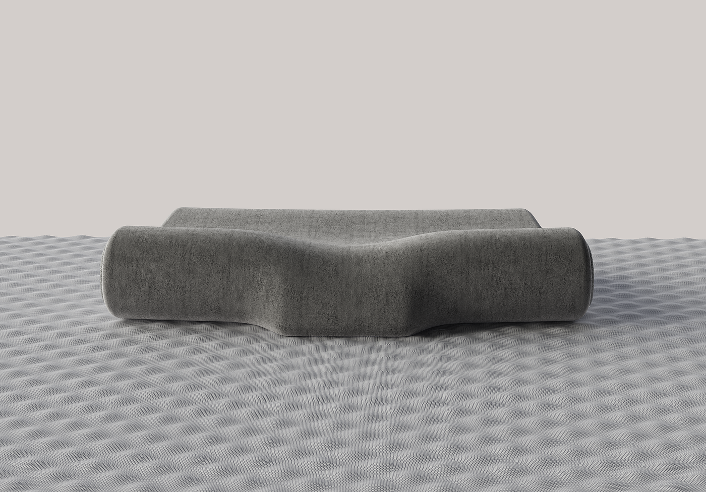 "Emphasis on the undulating rhythm of the pillow design" - PUXIANG