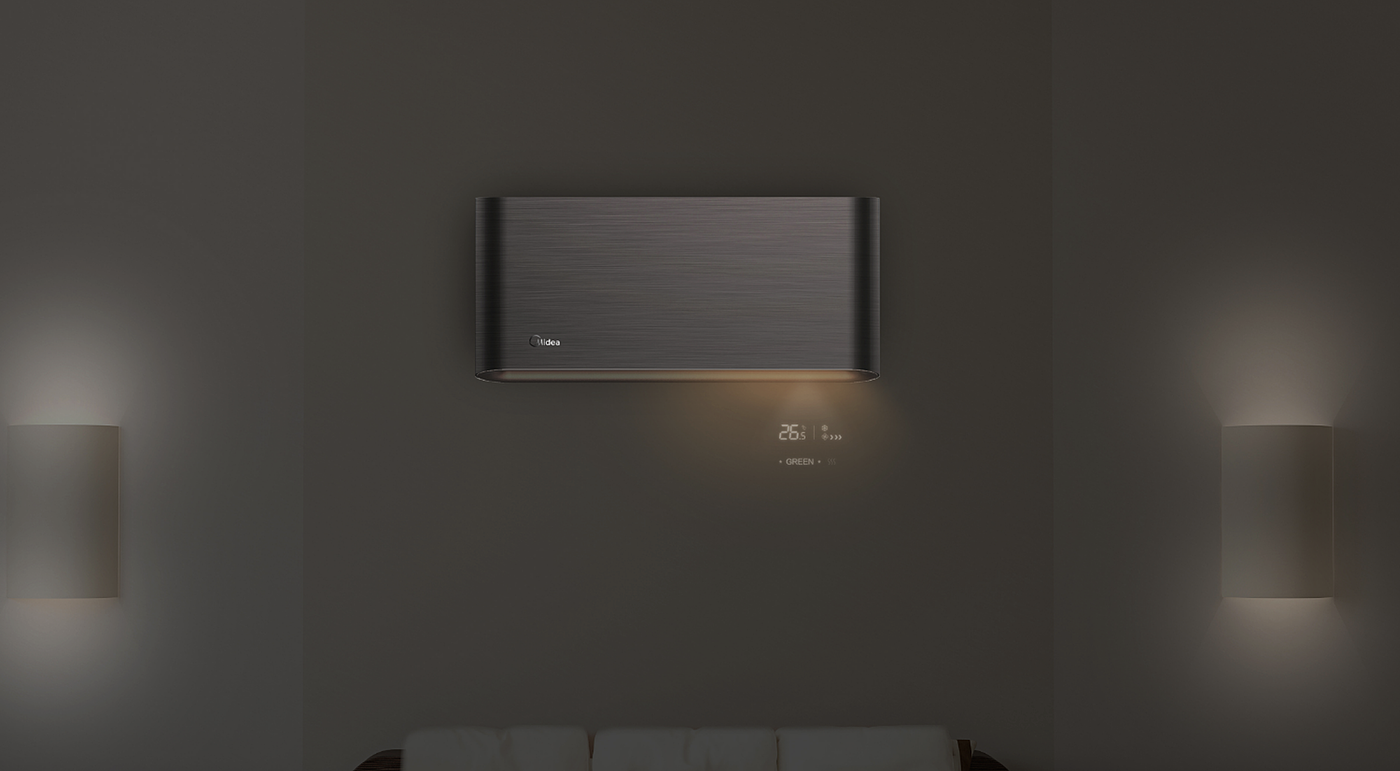 Air conditioner with Fresh air and color therapy - 普象网