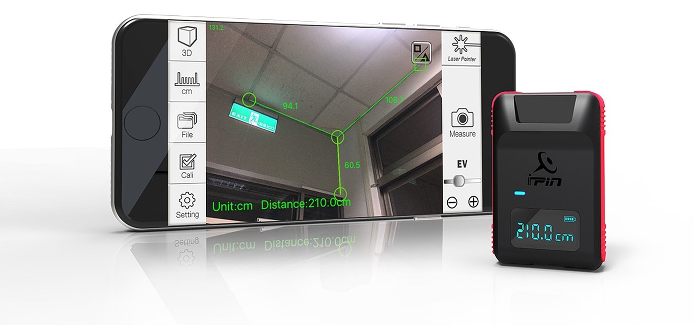 【2018iF奖】测量工具 iPin Spatial Ruler Pro - 普象网