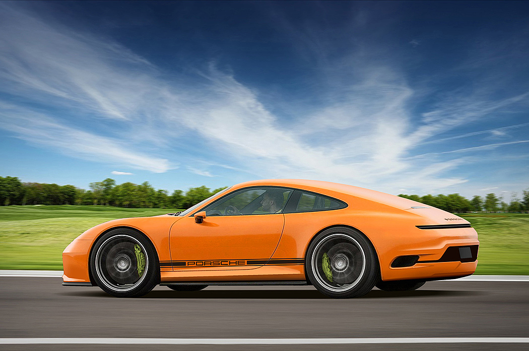 汽车美学的完美进化！Porsche 911 Mission E保时捷 - 普象网