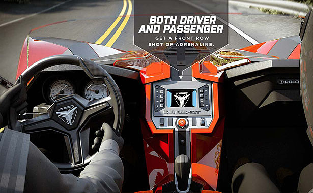 Polaris Slingshot 3-Wheel Roadster Looks Like An Automobile - 普象网