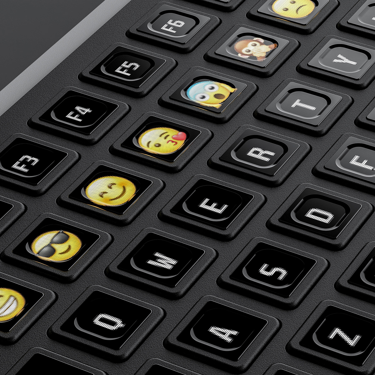 概念设计 创意无限：Programmable keyboard 可编程的键盘 - 普象网