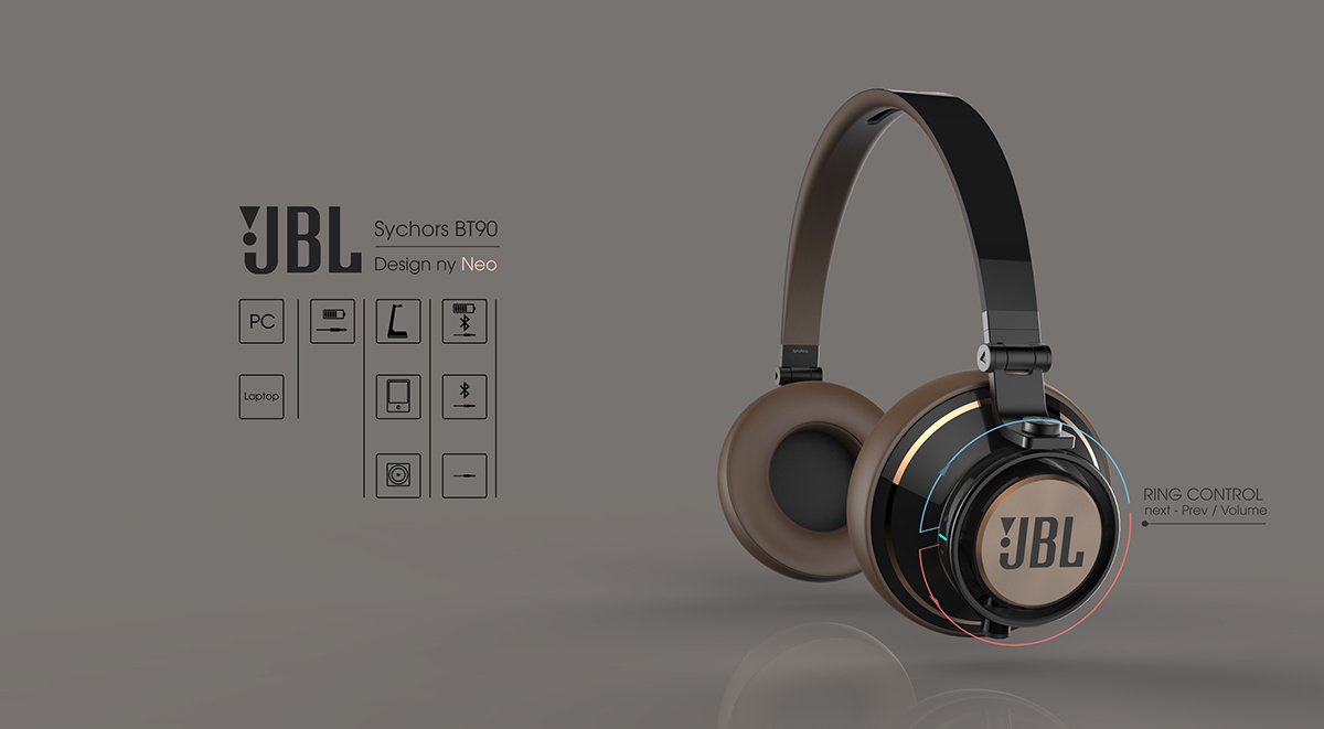 JBL 耳麦设计 - 普象网
