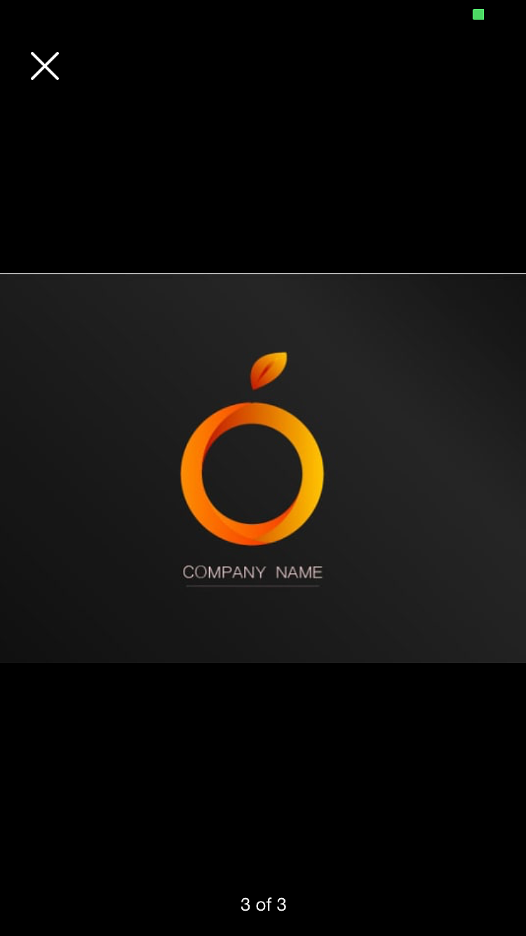 Orange logo design - 普象网