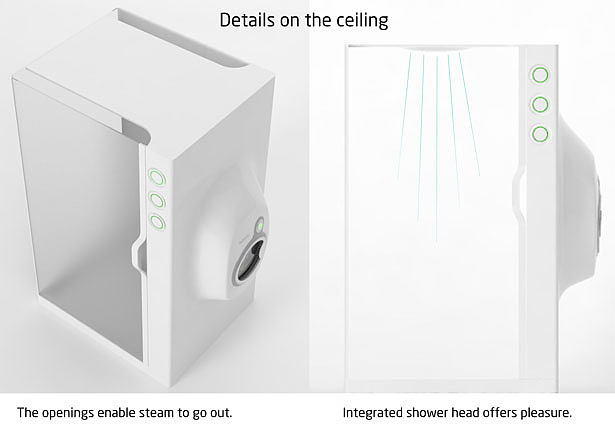 Washit : A Shower Cabinet and Small Washing Machine In One - 普象网