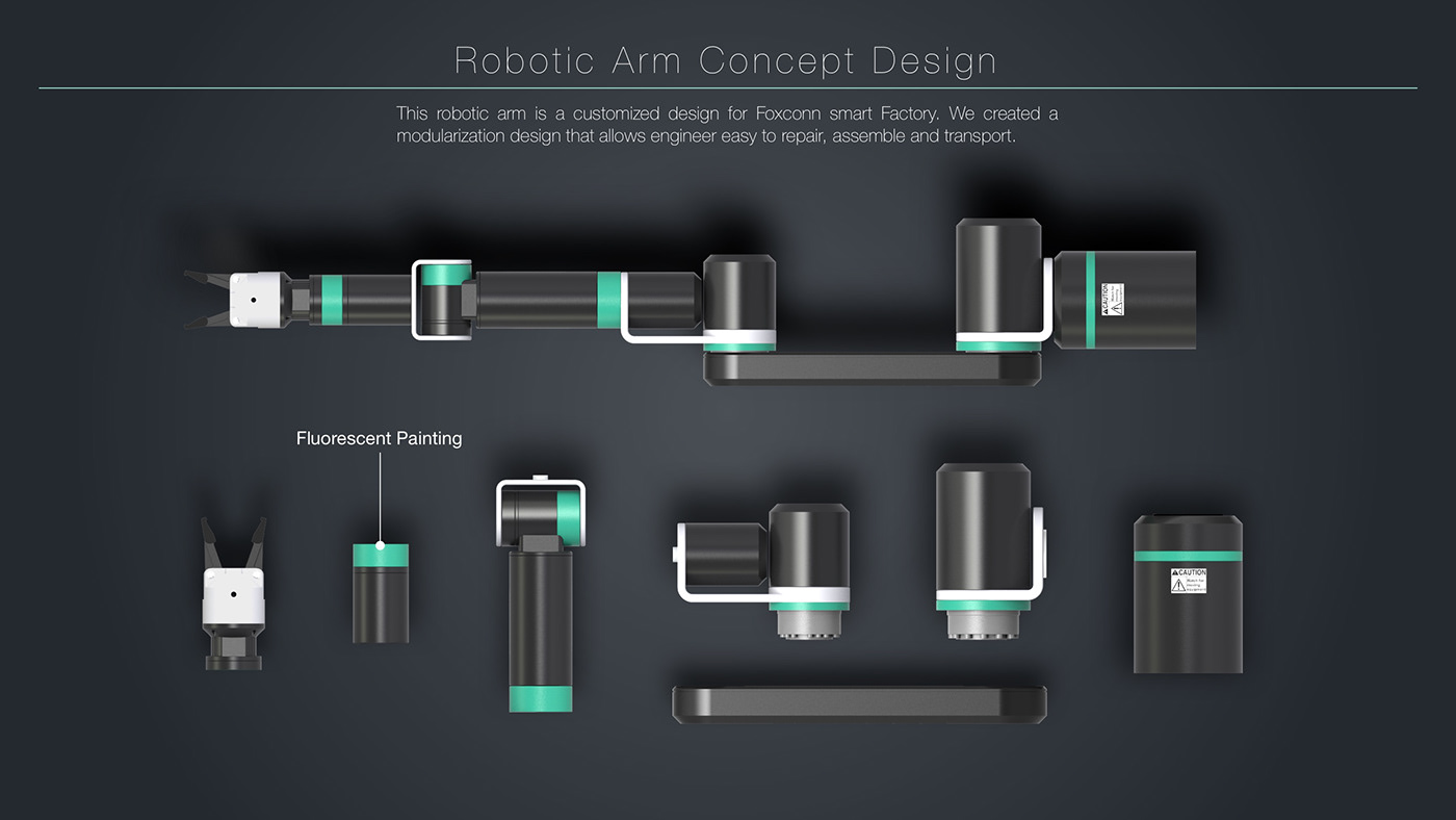 Robotic Arm Concept Design / 機械手臂設計 - 普象网