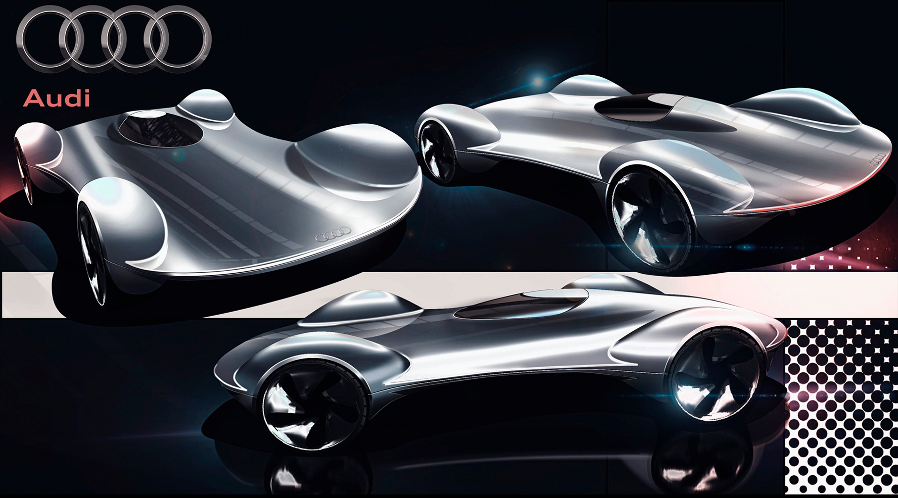 与时俱进！AUDI基于 1934年传奇Streamliner C型赛车的创新~ - 普象网