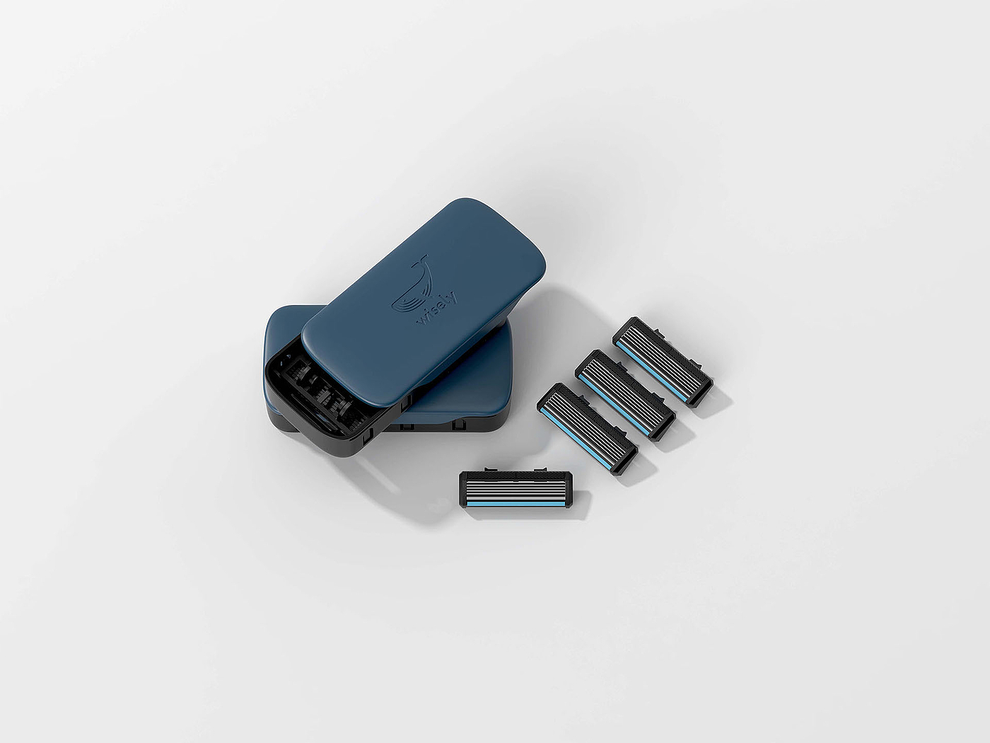 Wisely_shaving，卫生而智能的剃须刀 - 普象网