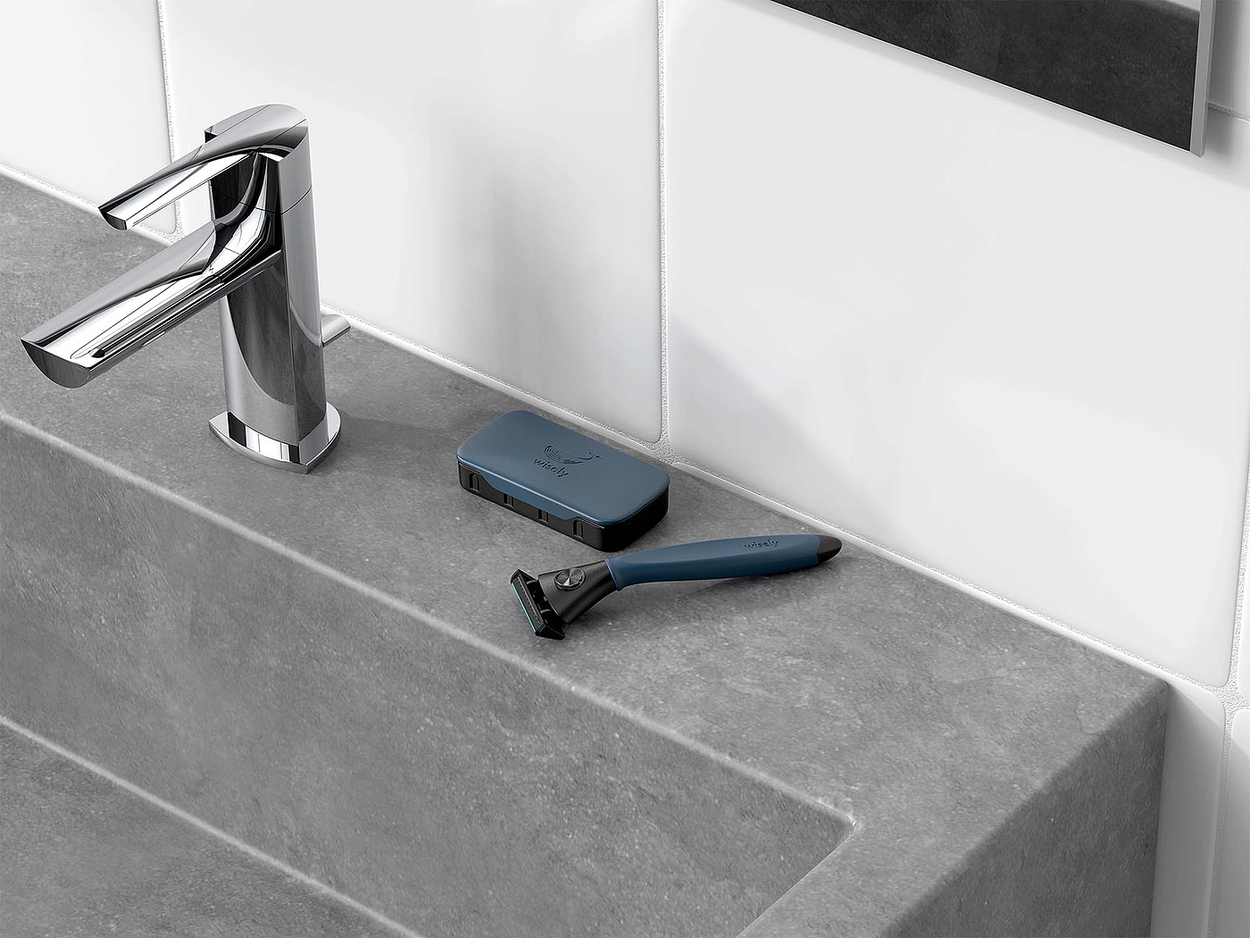 Wisely_shaving，卫生而智能的剃须刀 - 普象网