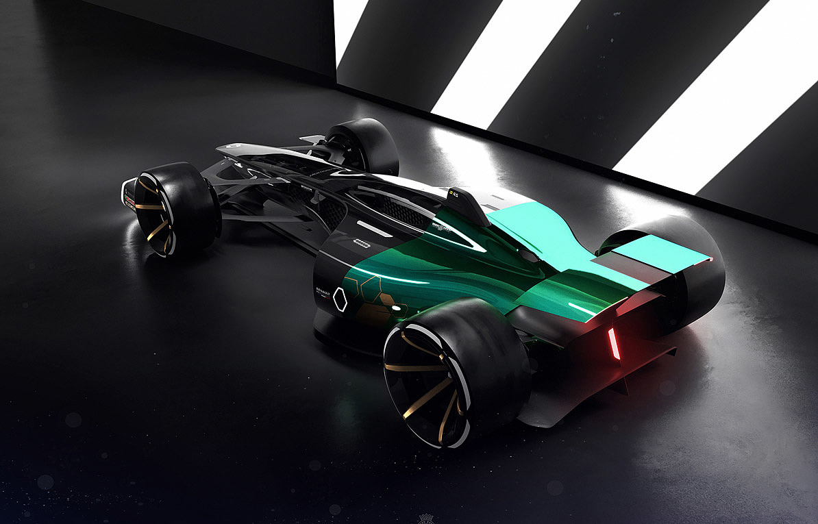 雷诺的F1设计，享受推背感 - 普象网